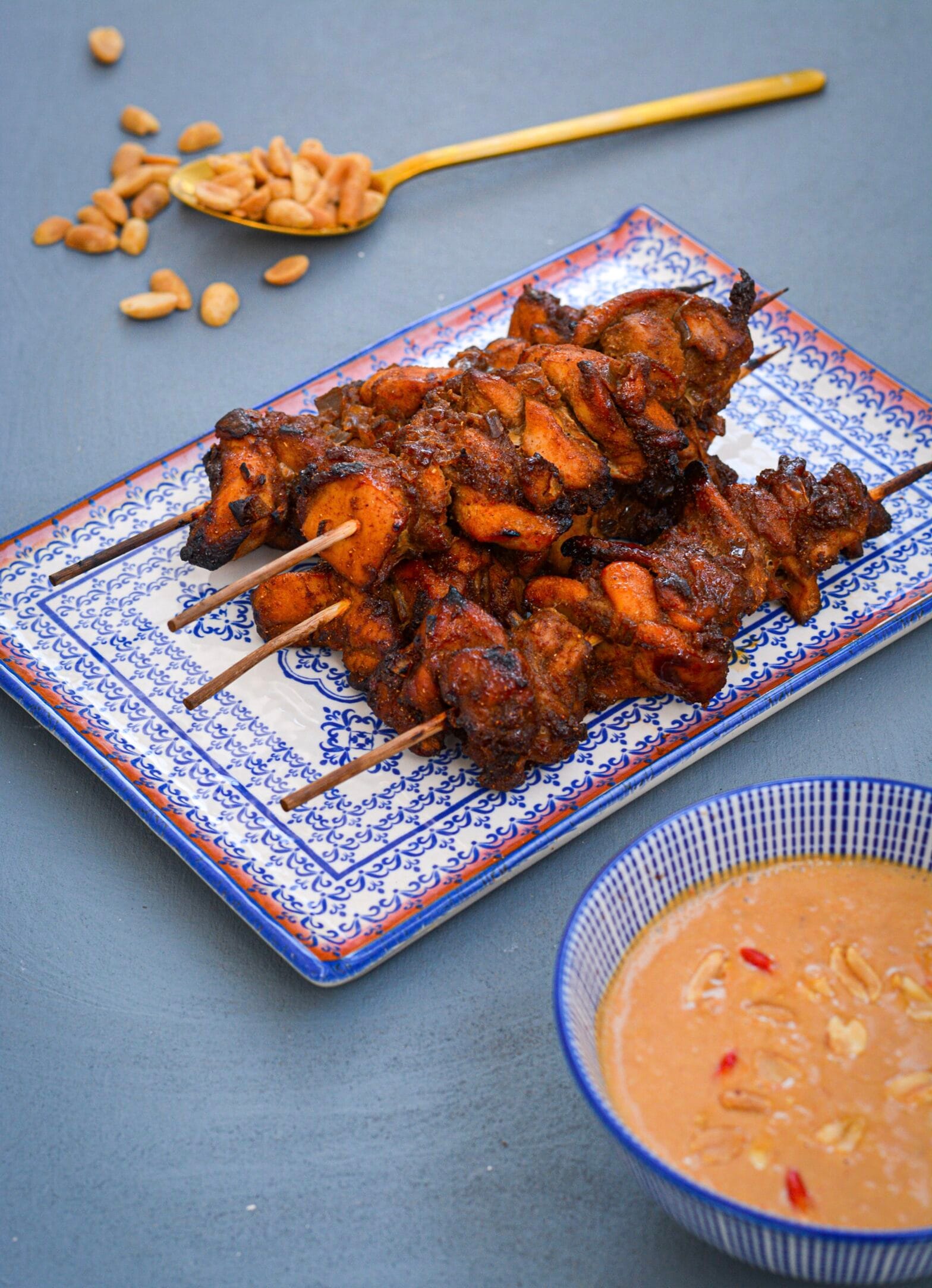 Indonesian Chicken Satay - Romandian Masala