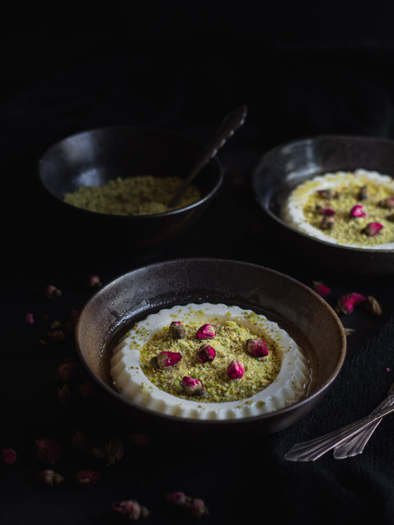 Ashtalieh – Lebanese Pudding - Romandian Masala