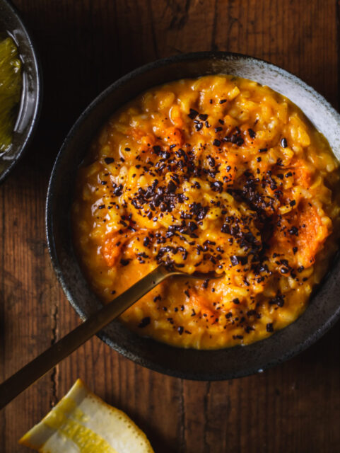 Pumpkin and Orange Risotto - Romandian Masala