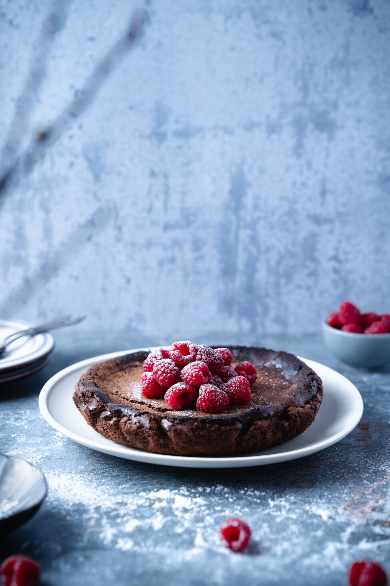 Simple Basque Cheesecake with Chocolate - Romandian Masala